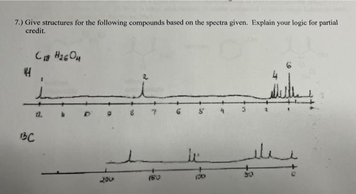 Solved 7.) Give structures for the following compounds based | Chegg.com