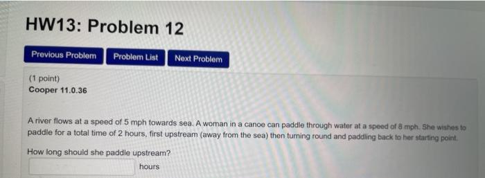Solved HW13: Problem 12 Previous Problem Problem List Next | Chegg.com Solved HW13: Problem 12 Previous Problem Problem List Next | Chegg.com