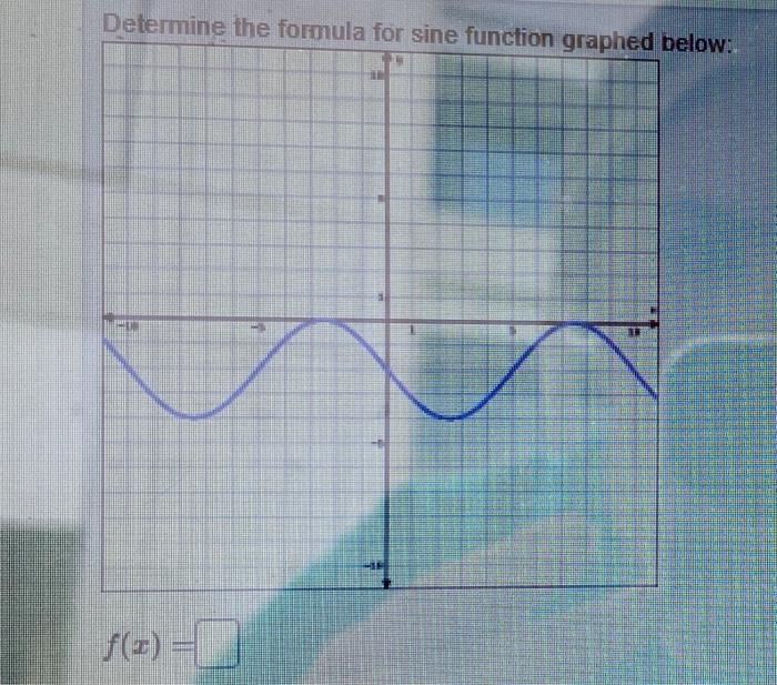 Solved Dipiarmina he How:Determine the formula for sine | Chegg.com