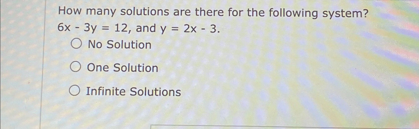 Solved How many solutions are there for the following | Chegg.com