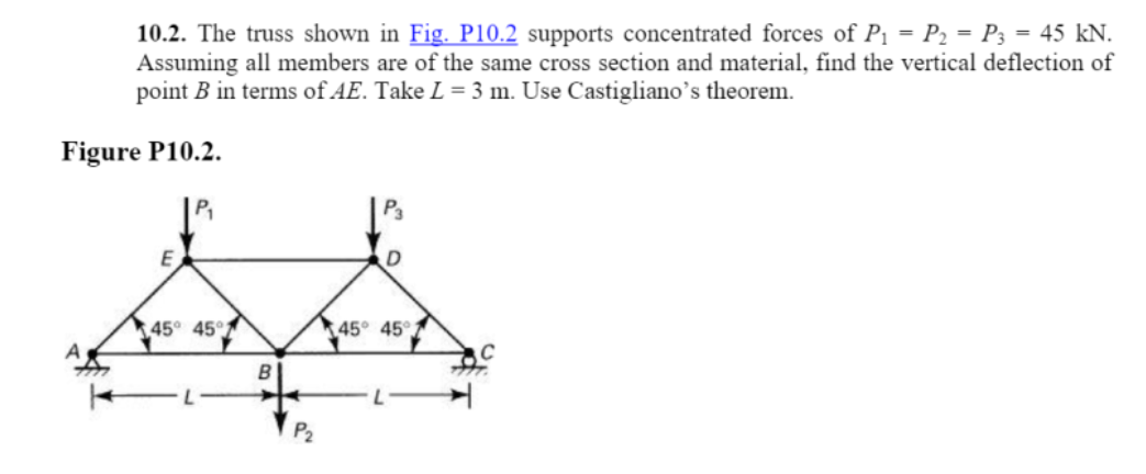 Solved Solve step by step the following problem 10.2 ﻿using | Chegg.com
