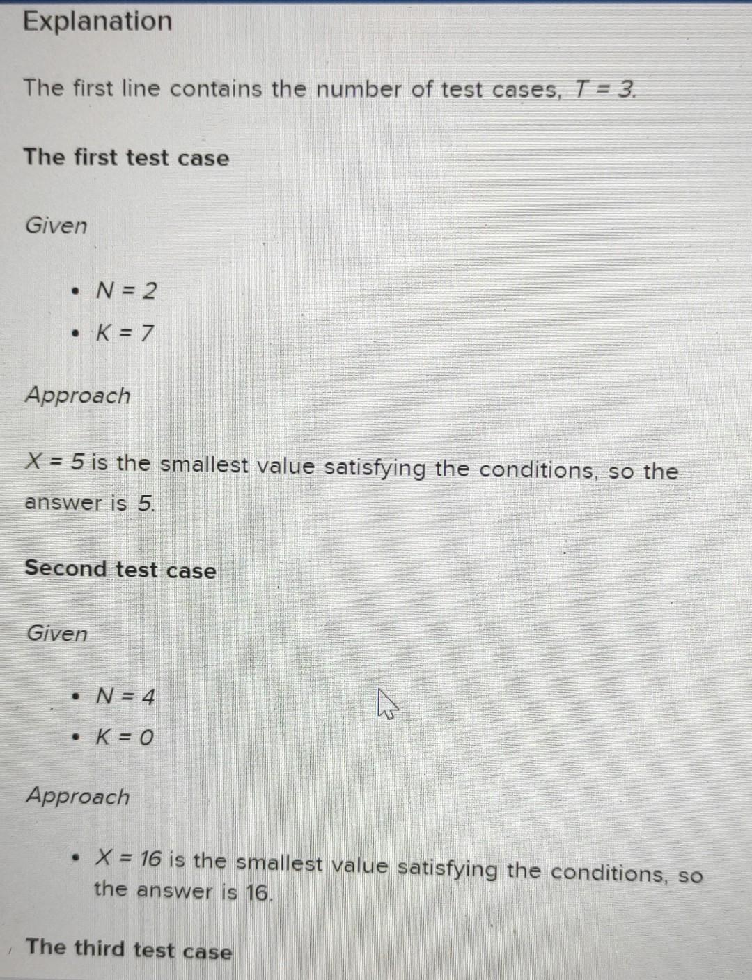 Solved Same bit pair You are given two integers N and K, and | Chegg.com Solved Same bit pair You are given two integers N and K, and | Chegg.com