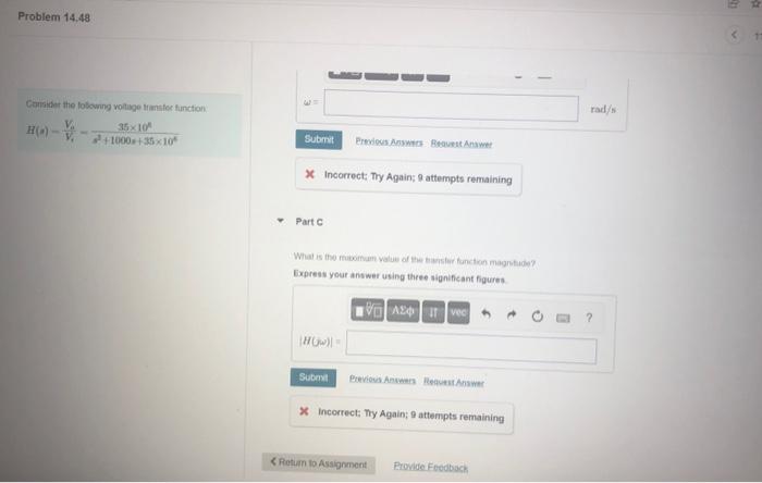 Solved can i get the wright answer for parts A, B, C | Chegg.com