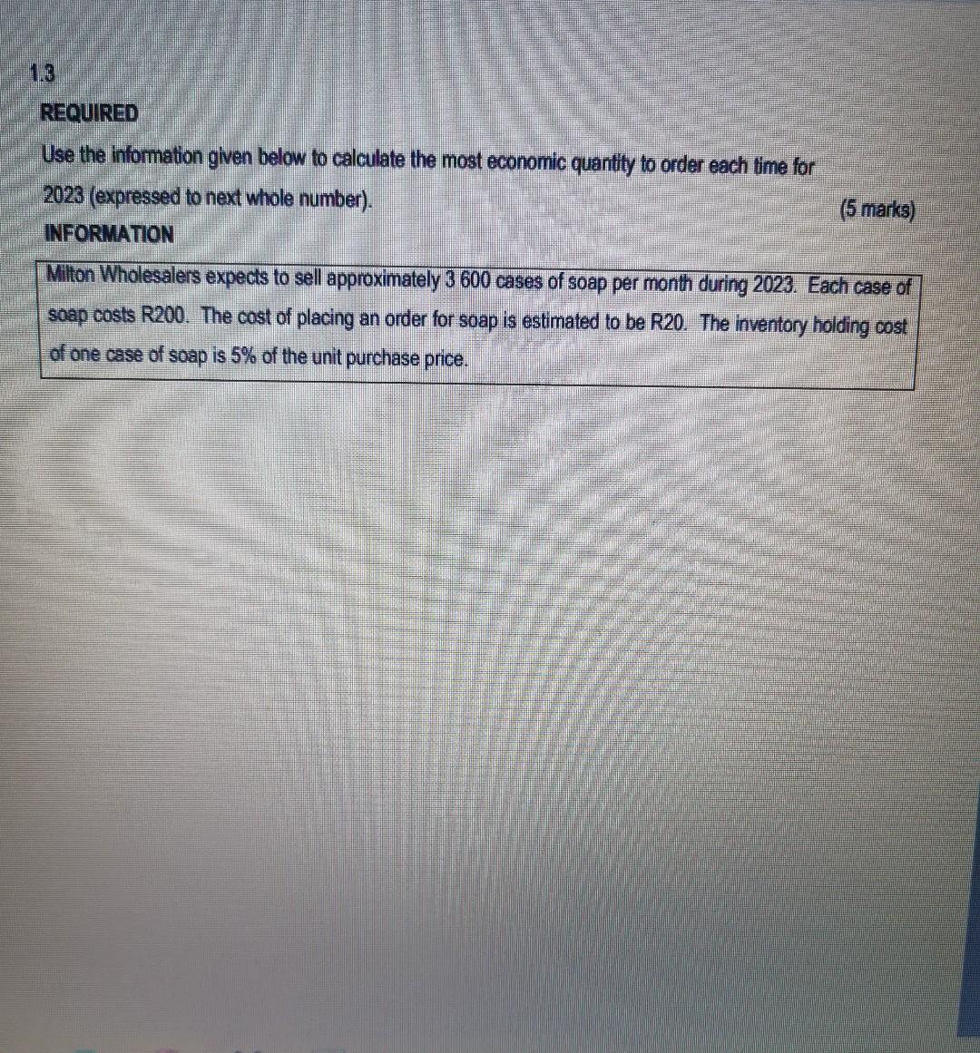 Solved REQUIRED Study the information given below and draw | Chegg.com