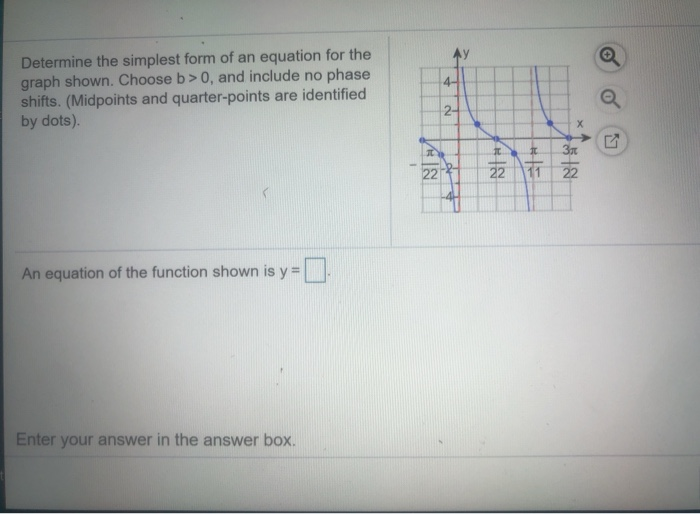 Solved 4 Determine The Simplest Form Of An Equation For The