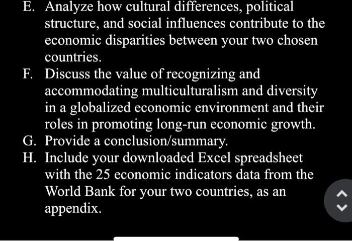 Part 1 (This should be relatively brief compared to | Chegg.com