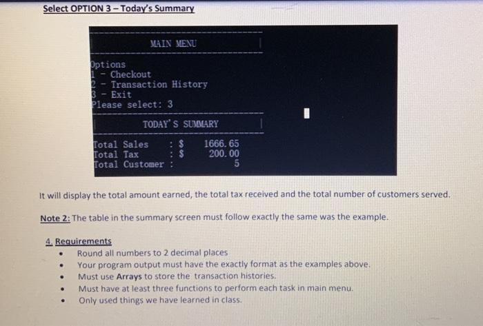 Solved Question-1 (Cashier System) 1. General Info In this | Chegg.com