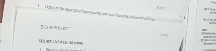 Solved 3. Describe the structure of the repeating basic unit | Chegg.com