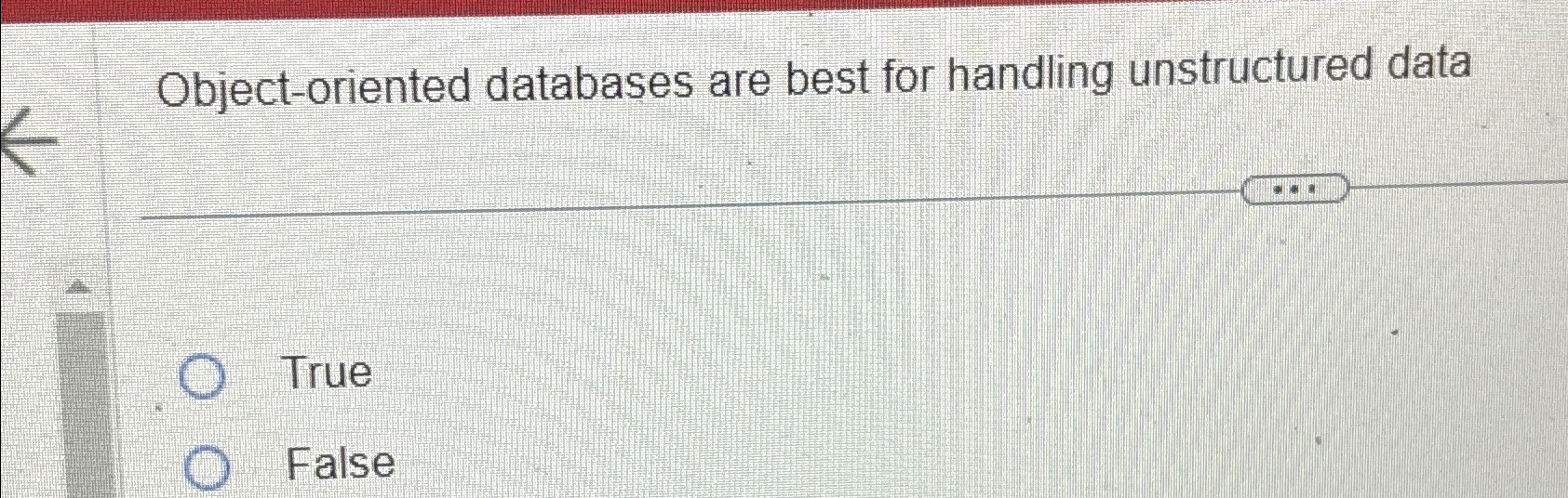 Solved Object-oriented databases are best for handling | Chegg.com