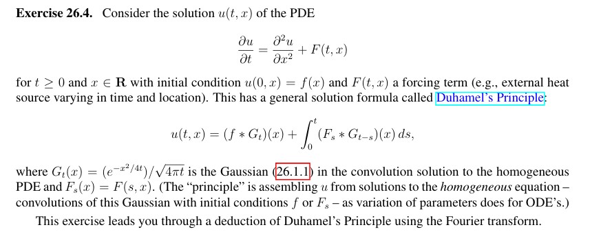 Solved (a) ﻿Let widehat(u)(t,λ) ﻿and widehat(F)(t,λ) ﻿denote | Chegg.com