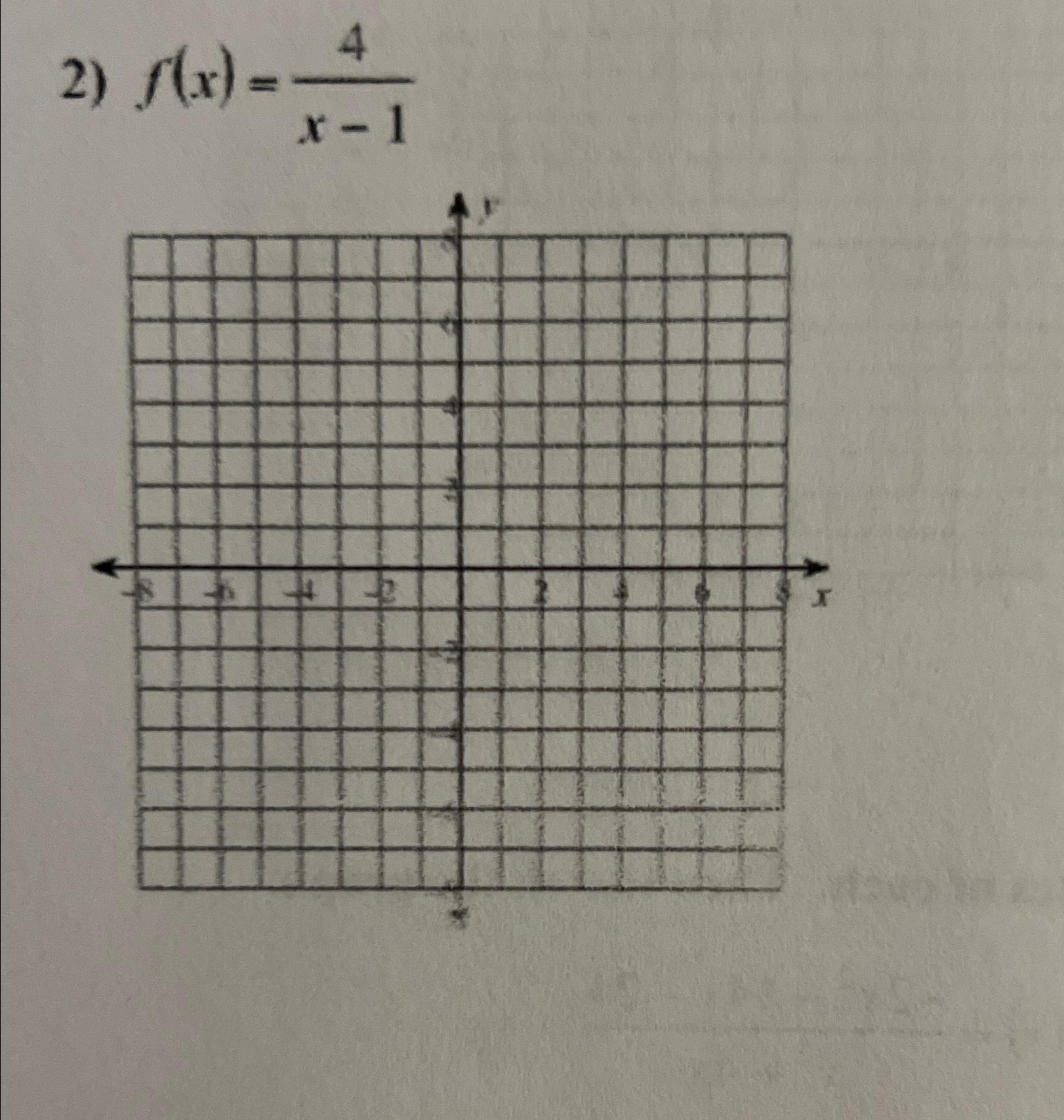 Solved f(x)=4r-1 | Chegg.com