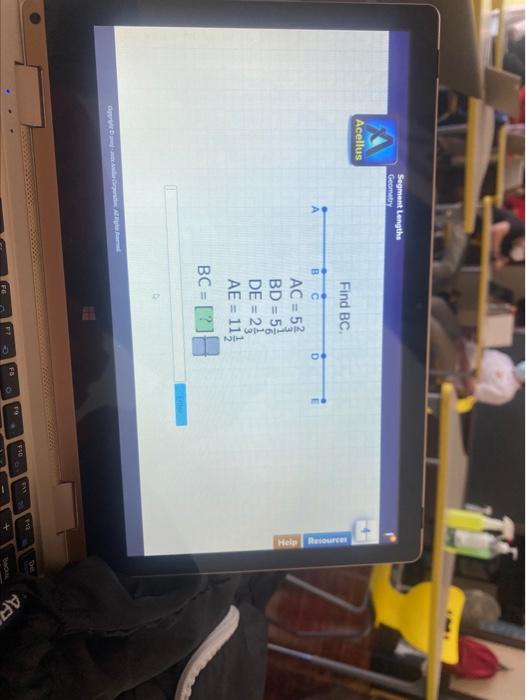 Solved Segment Lengths Geometry Acellus Find BC B D Help | Chegg.com