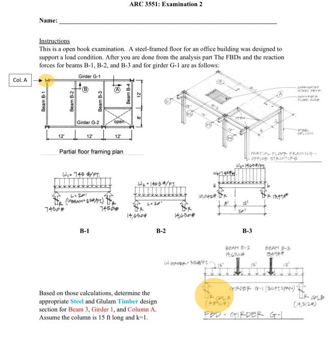 To find the steel design convert to kips and for | Chegg.com