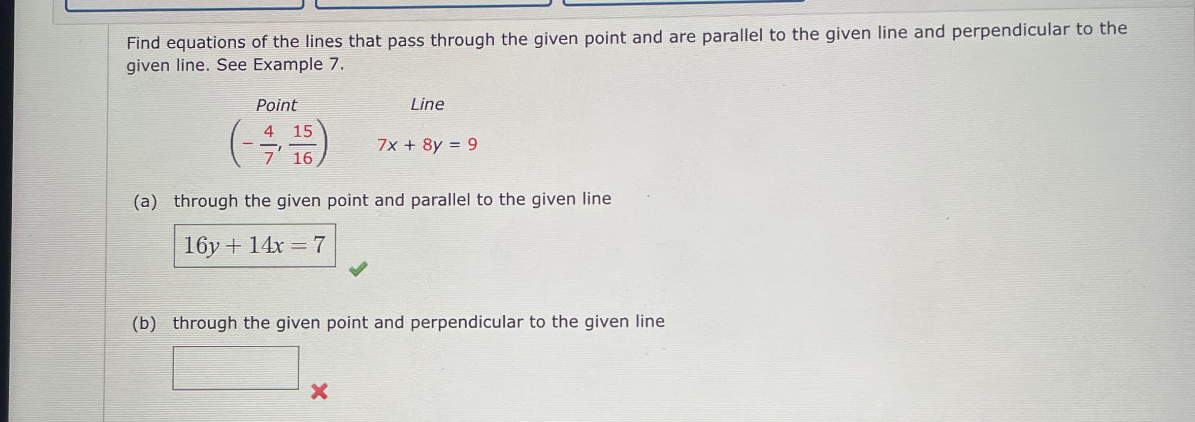 Solved Find equations of the lines that pass through the | Chegg.com