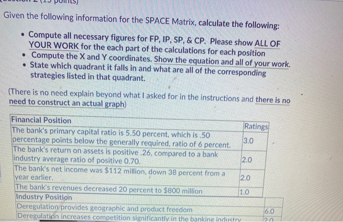 LUIL (1PUMILS) Given the following information for | Chegg.com
