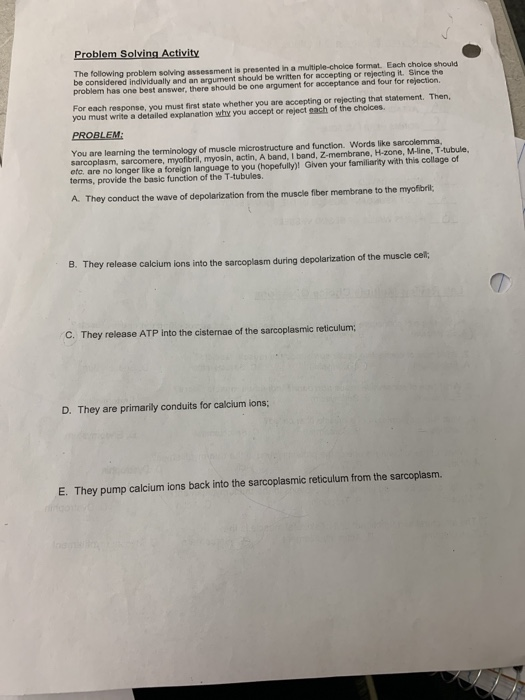 Solved Problem Solving Activity The following problem | Chegg.com