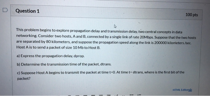 Solved Question 1 100 pts This problem begins to explore | Chegg.com