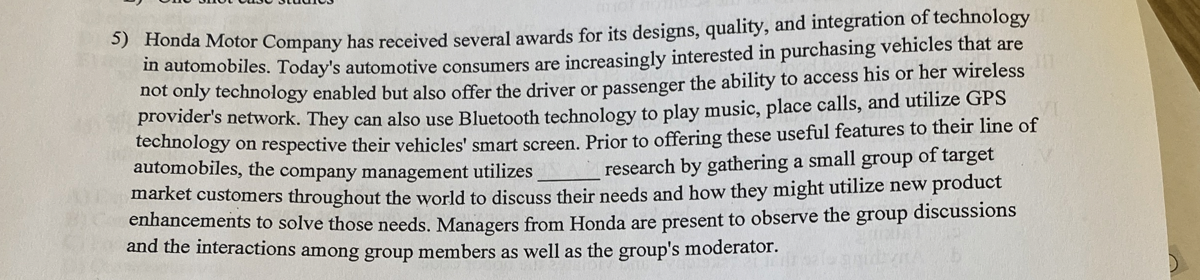 Solved Honda Motor Company has received several awards for | Chegg.com