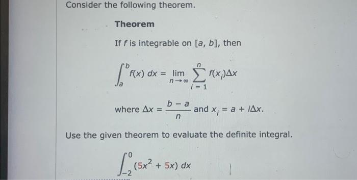 Solved Consider the following theorem. Theorem If f is | Chegg.com