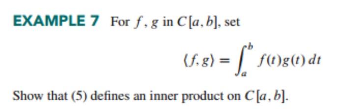 Solved Exercises 27−30 refer to V=C[0,1], with the inner | Chegg.com