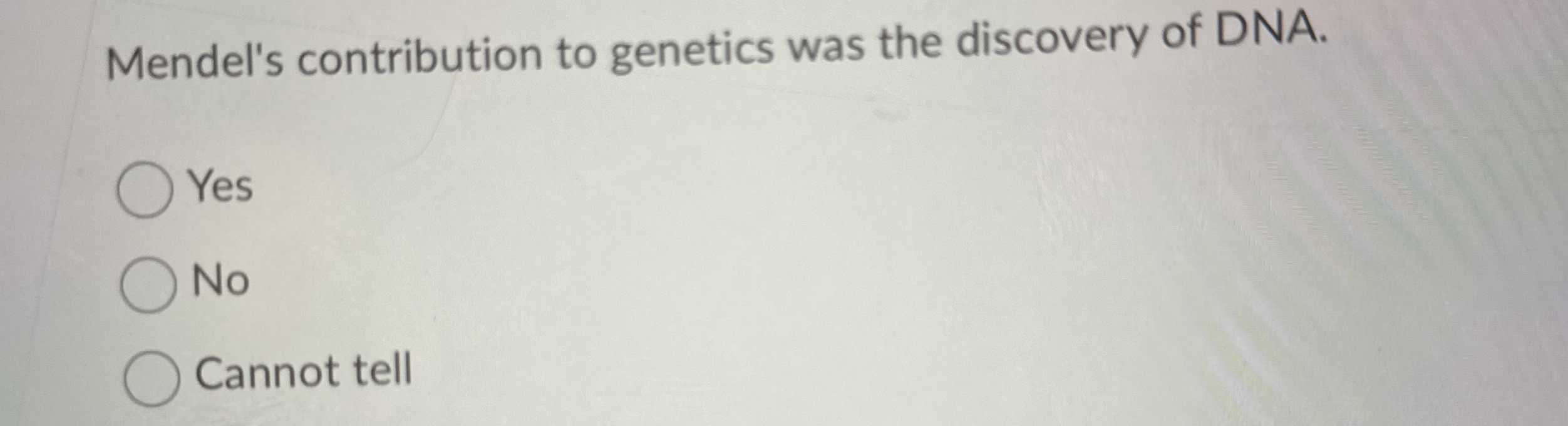 Solved Mendel's contribution to genetics was the discovery | Chegg.com