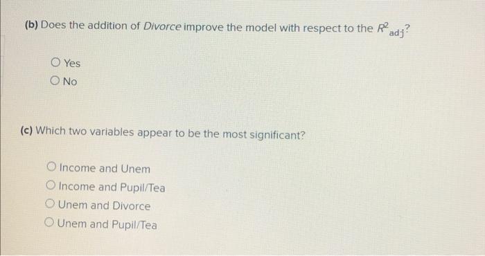 Solved A researcher used stepwise regression to create | Chegg.com
