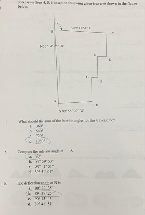 Solved Solve questions 4,5,6 based on following given | Chegg.com