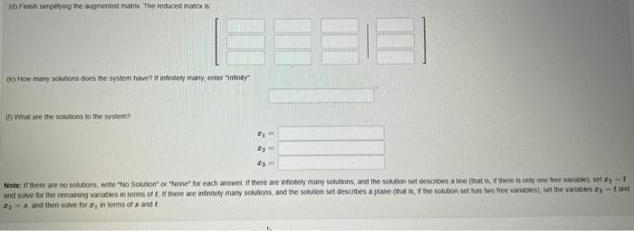 Solved (1 point) 15 Solve the following system using | Chegg.com