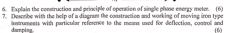 Solved Explain the construction and principle of operation | Chegg.com