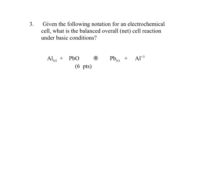 Solved 3. Given the following notation for an | Chegg.com