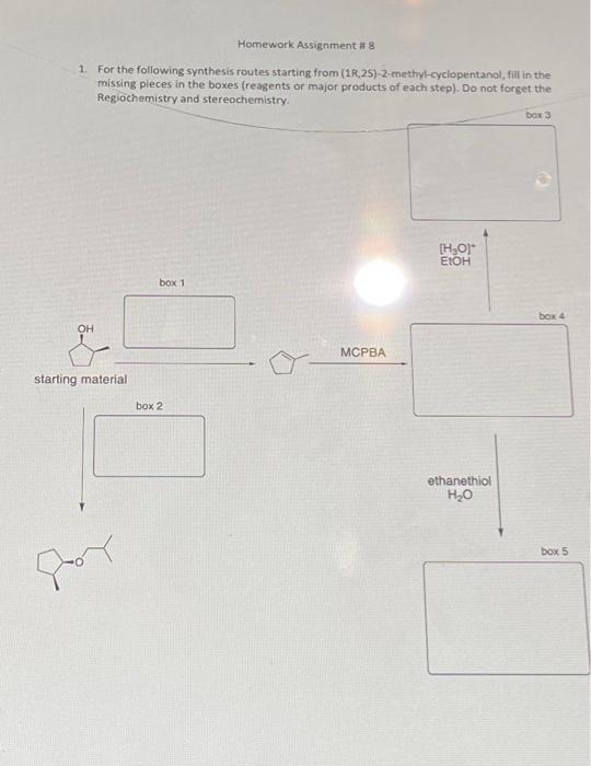 Solved Homework Assignment # 8 1. For the following | Chegg.com