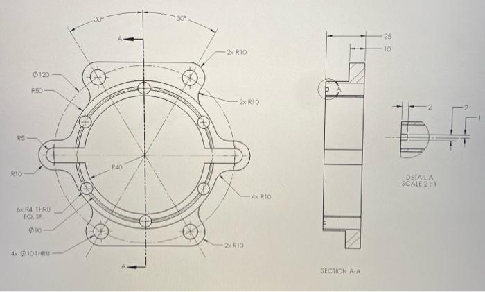 Solved Create a 3D Solidworks model of part in AISI 4130 | Chegg.com