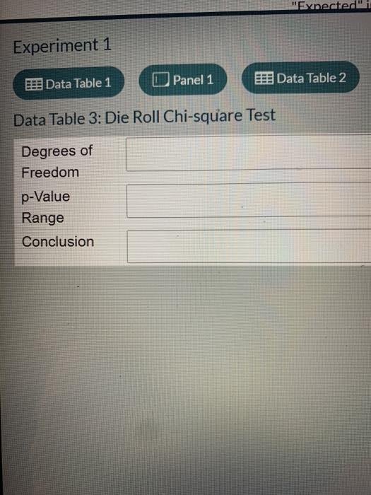 Solved Part 2: Dice Rolling and Chi-square 11 Consider a | Chegg.com