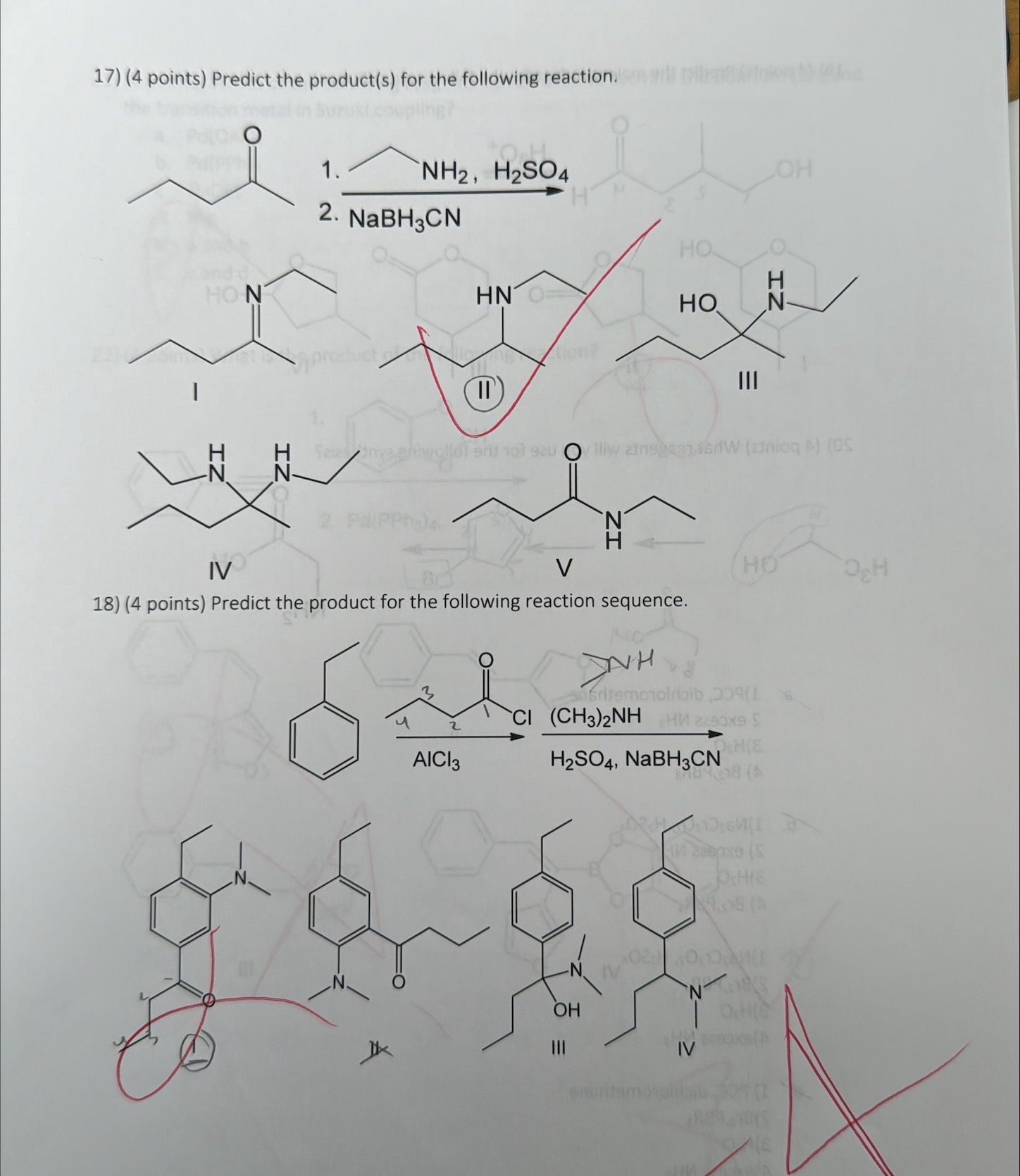 Solved (4 points) Predict the product(s) for the | Chegg.com Solved (4 points) Predict the product(s) for the | Chegg.com
