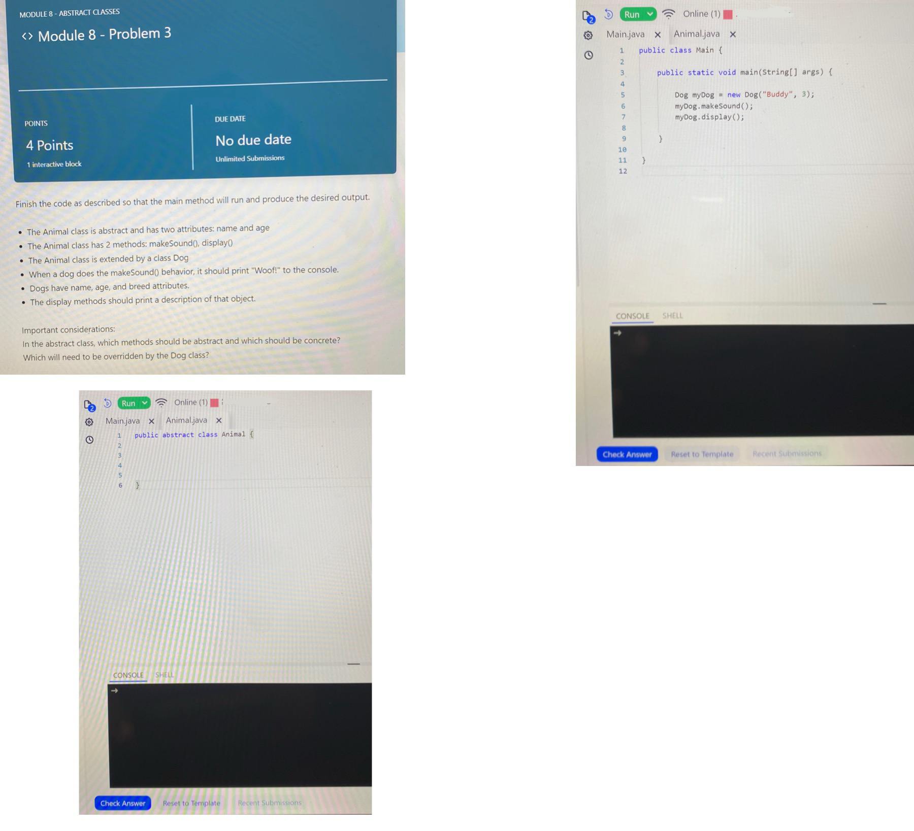 Solved I will upvote if code is correct, and runs properly, | Chegg.com
