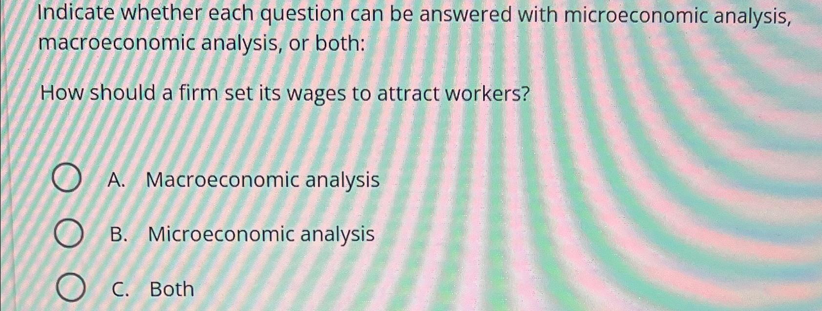 Solved Indicate whether each question can be answered with | Chegg.com