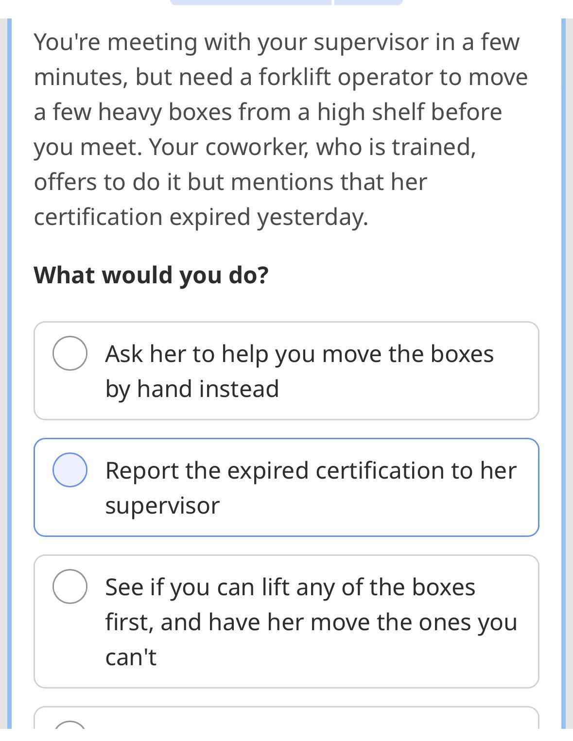 Solved You're meeting with your supervisor in a few minutes, | Chegg.com