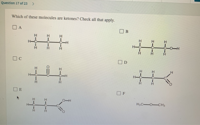Solved Question 20 of 23 > Classify each structure as | Chegg.com