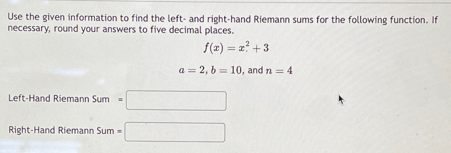 Solved Use the given information to find the left- ﻿and | Chegg.com
