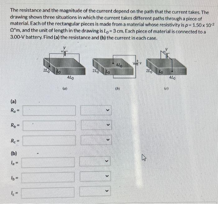Solved The resistance and the magnitude of the current | Chegg.com