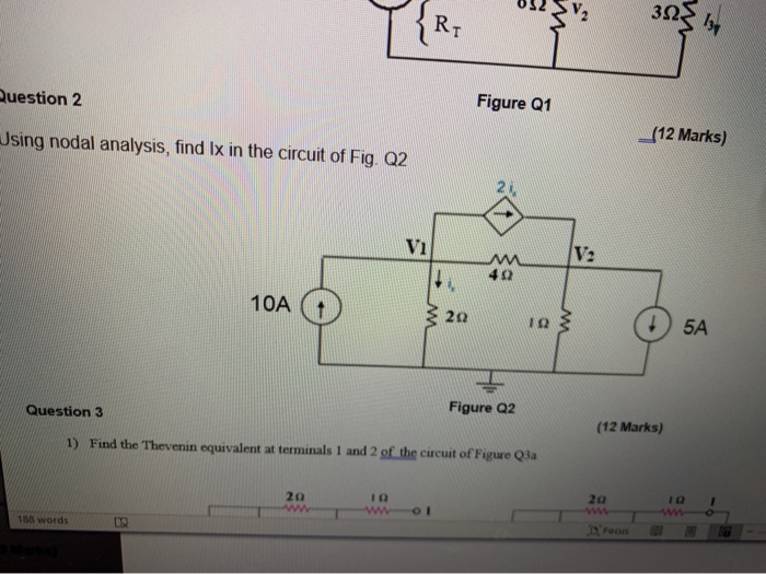 Solved find the value of Rt, V1,V2, I1,I2 and the power | Chegg.com