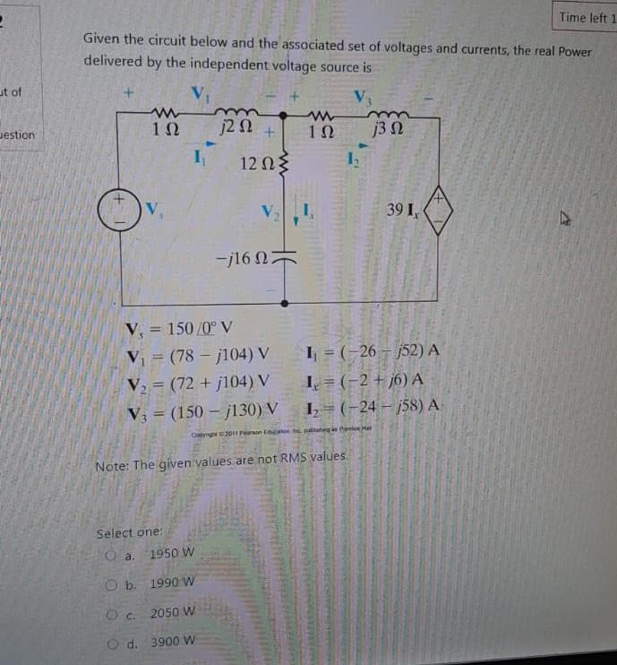 Solved Given the circuit below and the associated set of | Chegg.com