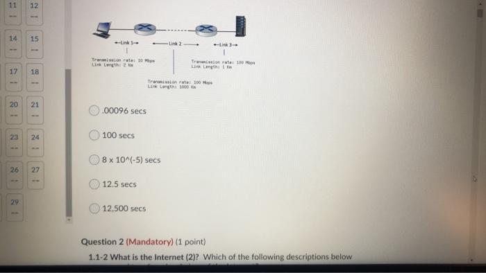 Solved Question 1 (Mandatory) (1 point) 1.4-4 Computing | Chegg.com