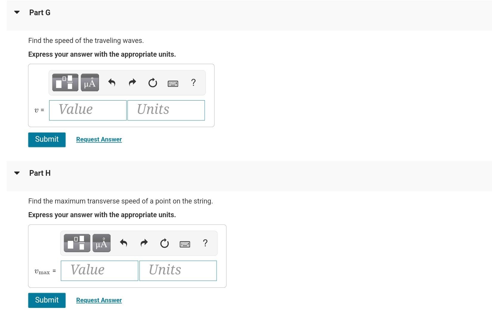 Solved A thin, taut string tied at both ends and oscillating | Chegg.com