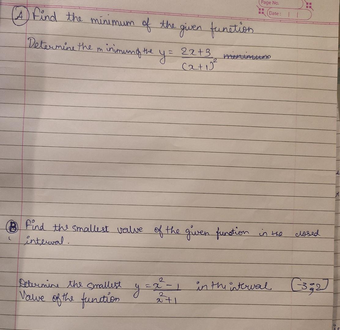Solved Extrema of functions, largest and smallest values of | Chegg.com
