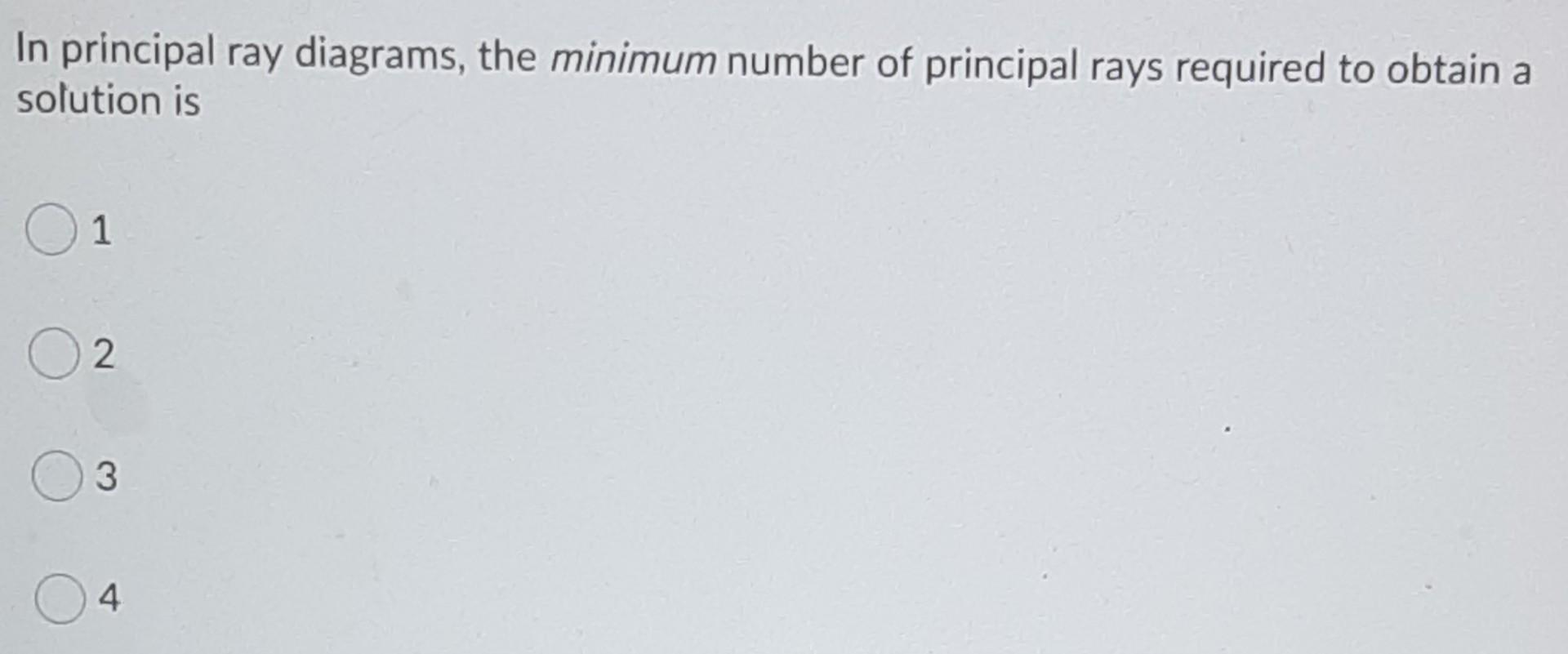 Solved 3 Object 2 Image C All the following statements | Chegg.com