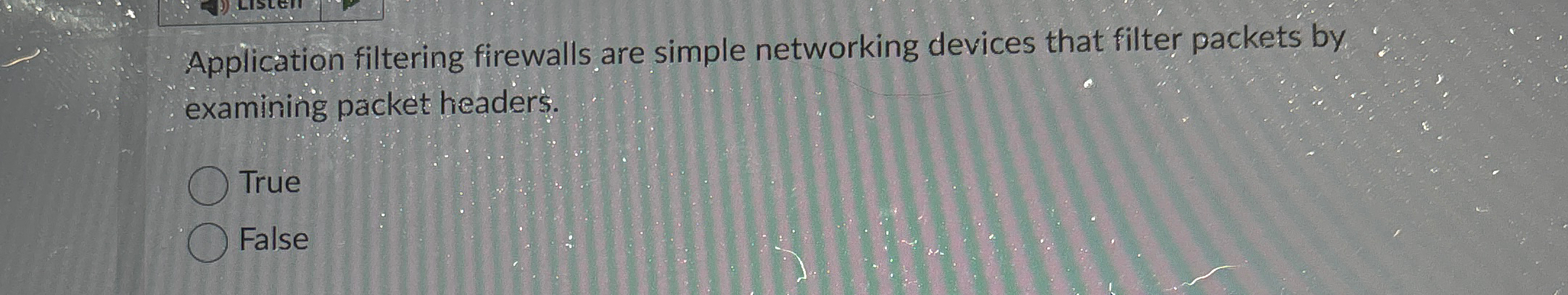 Solved Application filtering firewalls are simple networking | Chegg.com