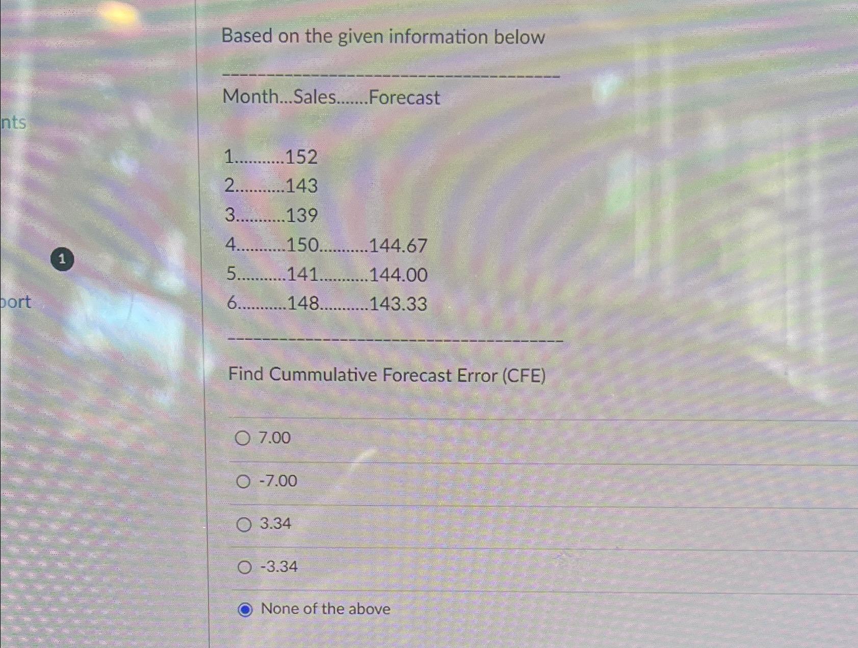 Solved Based on the given information | Chegg.com