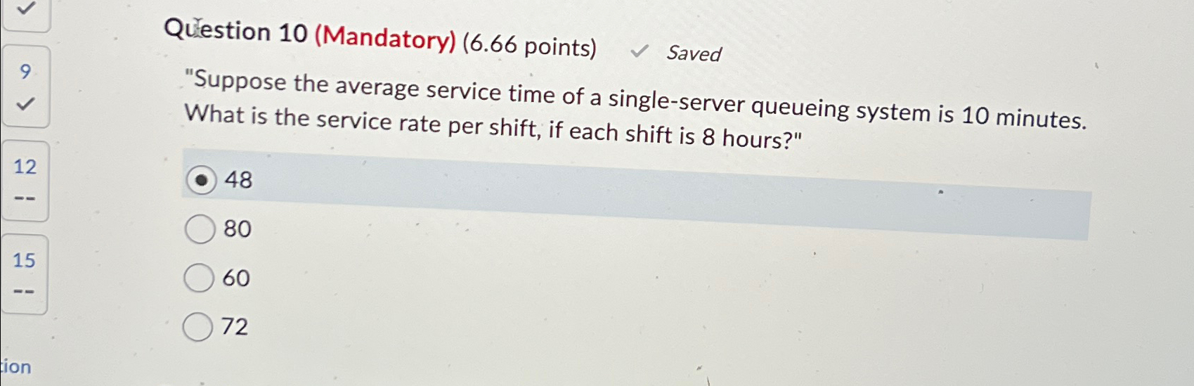 Solved Qưestion 10 (Mandatory) (6.66 ﻿points) | Chegg.com