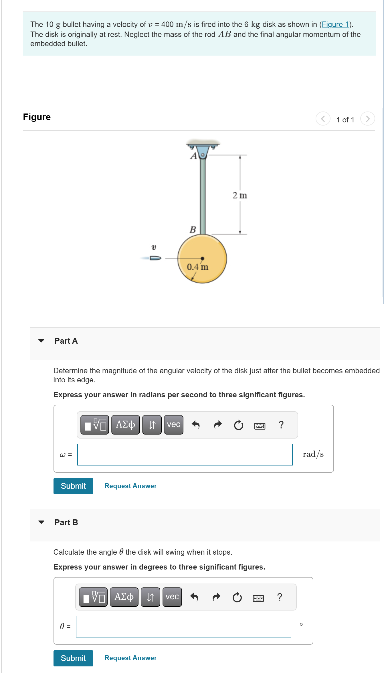 Solved The \( 10-\mathrm{g} \) ﻿bullet having a velocity of | Chegg.com